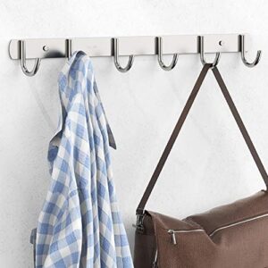 TEHAUX 3pcs Metal Robes, Decorative Hook Organizer with Hook, Hanger Home Holder Duty Key Towels Rail Wall Hooks Stainless Coffee Practical Bathroom Hats, Mounted Clothes Steel