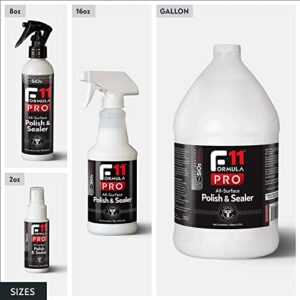 TopCoat F11PRO Starter Kit - F11PRO Kit with 16-Ounce Spray, 2-Ounce Travel Bottle, and 2 Microfiber Towels - Advanced Water-Based Alternative to Ceramic Coating - Scratch Remover - Car Wax Polish