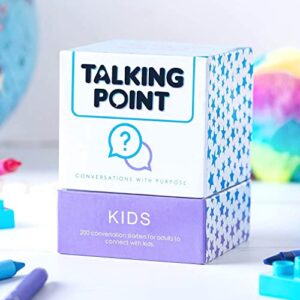 TALKING POINT CARDS Family Talk Bundle (Kids): 600 Thought Provoking Conversation Starters - 3 Packs: Family + Couples + Kids