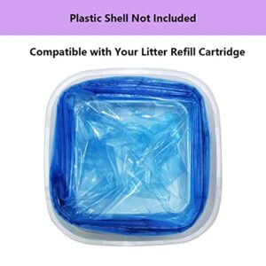 Litter Refills Bag, 16 Ft Cat Litter Refills Compatible with Your Litter Refill Cartridge，8 Pack