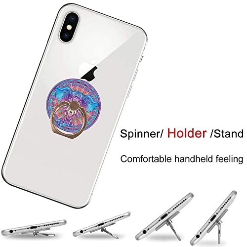 Cell Phone Ring Holder Stand, Lightweight and Convenient 360 Degree Rotation Universal Smartphone Round Ring Holder, Compatible with Smartphones and Tablets (Camouflage Elephant)