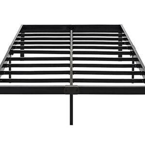 Eavesince Queen Bed Frame 14 Inch High Max 1000 Pound Heavy Duty Sturdy Metal Steel Queen Size Platform No Box Spring Needed Black