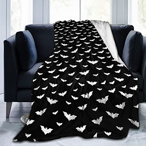 Flying Bats Ultra-Soft Micro Fleece Blanket Super Soft Throw Blankets for Bed Couch Sofa Thicken 50"X40"