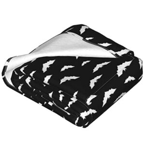 Flying Bats Ultra-Soft Micro Fleece Blanket Super Soft Throw Blankets for Bed Couch Sofa Thicken 50"X40"