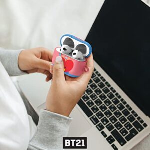 BT21 Official Merchandise for Airpods 3rd Generation Case Cover Protective Hard Case with Keychain for Airpods 3 Case - TATA