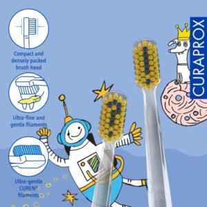 Curaprox CS 5460 Ultra-Soft Toothbrush, Hento Toto Special Edition, Pack of 2