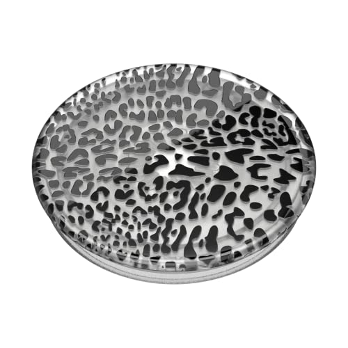 PopSockets Plant-Based Phone Grip with Expanding Kickstand, Eco-Friendly PopSockets for Phone - Translucent Black Leopard