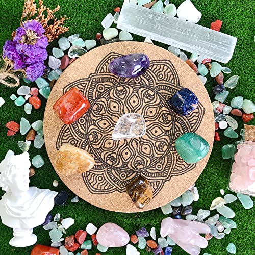 Fluorite Aquarium Gravel Rocks Natural Tumbled Healing Crystal Chips and 7 Chakra Tumbled Polished Natural Healing Crystals Stones Bulk Stones Crystal