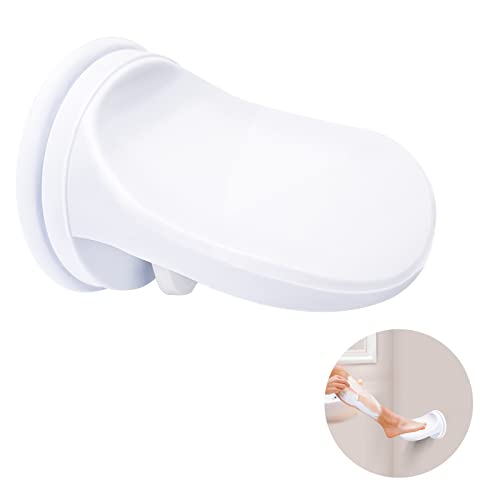 Shower Foot Rest for Shaving Legs, No Drilling Shower Step Foot Holder Shaving Cleaning Tools Suction Cup Stronger Adhesive Bathtub Foot Rest