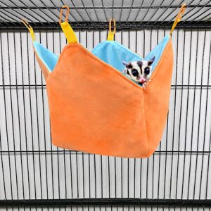 vomvomp hanging sugar glider bonding pouch snuggle sleeping bag open environment pouch for crabby gliders and small animals