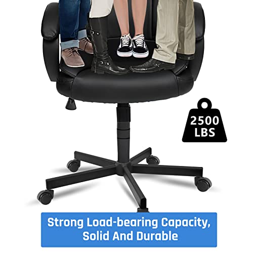 Office Chair Base Heavy Duty - Black Office Chair Base Replacement up to 2500LBS Load Capacity-Reinforced Metal Leg Swivel Desk Chair Base,Suitable for Most Office Desk Gaming Chairs