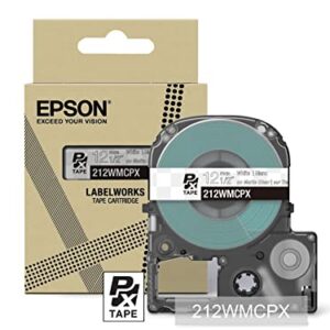 Epson LabelWorks InvisiLabels Bundle - 2 Clear 1/2" (12mm) Tapes - 212BMCPX, 212WMCPX