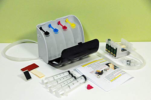 inkxpro Remanufactured Empty Ink System CISS Kit for T252XL Fit for Workforce WF-7720 WF-7710 WF-7210 WF-7620 WF-7610 WF-7110 WF-3640 WF-3620 Printer for Sublimation or Regular Printing.