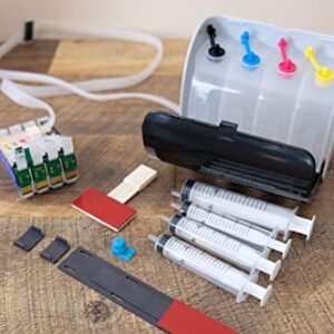 inkxpro Remanufactured Empty Ink System CISS Kit for T252XL Fit for Workforce WF-7720 WF-7710 WF-7210 WF-7620 WF-7610 WF-7110 WF-3640 WF-3620 Printer for Sublimation or Regular Printing.