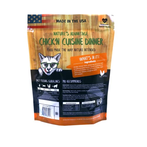 Nature's Advantage Chick'n Cuisine Dinner Cat Food, 8oz, Brown (6150-12)