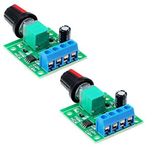 2pcs mini dc motor pwm speed controller dc 5v-35v 5a speed adjustable switch module pwm dc motor speed switch controller led volt regulator