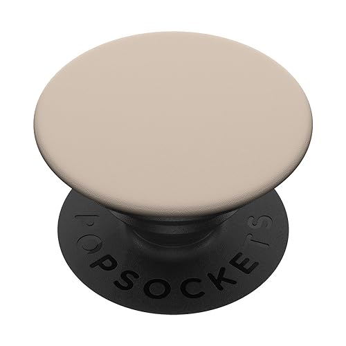 Simple Tan Sand Beige Design PopSockets Standard PopGrip