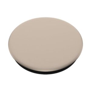 Simple Tan Sand Beige Design PopSockets Standard PopGrip