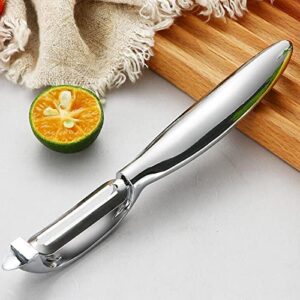 Mexrasdos Vegetable Peeler 2 Different Shaped Peelers Apple Peelers Stainless Steel Fruit Peelers for Kitchen Non-Slip Handle Peeler for Potato, Carrot, Veggie (2 PCS)