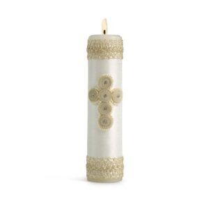 Ándalu Baptism Candle Set Kit Catholic for Boy or Girl - Vela de Bautizo Set para Niño o Niña