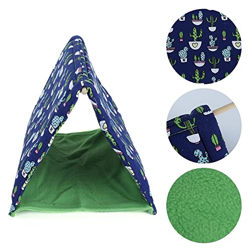 DONGKER Reptile Sleeping Bag, Bearded Dragon Tent Hide Soft Reptile Sleeping Tent with 3 Suction Cups for Lizard Bearded Dragon Leopard Gecko