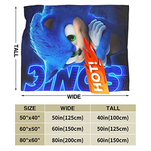 Cartoon Blanket Ultra Soft Micro Fleece Blanket for Bed Couch Living Room,Flannel Throw Blanket for Kids Adults.60 X50