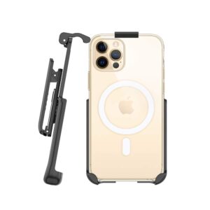 BELTRON Belt Clip Holster Compatible with Apple Clear Case for iPhone 14 Plus, iPhone 14 Pro Max with MagSafe - Features: Built in Kickstand (Holster Only, Case is NOT Included)