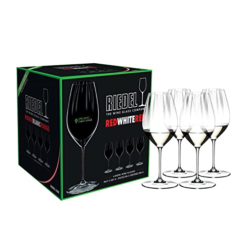 Riedel Performance Red Or White Wine Crystal Glasses, Set of 4