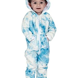 Doggie Joggies - Family Matching Tiedye Blue Pet Hoodie - Pet - XXLarge (Fits Up to 120 lbs)