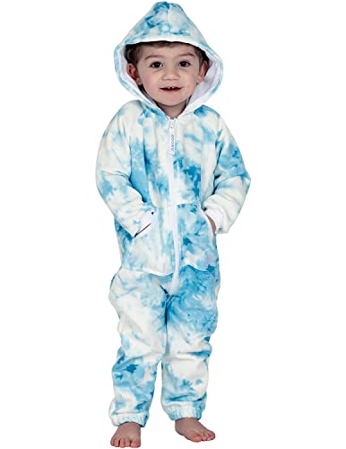 Doggie Joggies - Family Matching Tiedye Blue Pet Hoodie - Pet - XXLarge (Fits Up to 120 lbs)