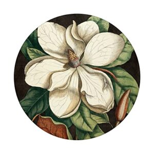 Magnolia Flower Rustic Vintage Botanical Illustration PopSockets Swappable PopGrip