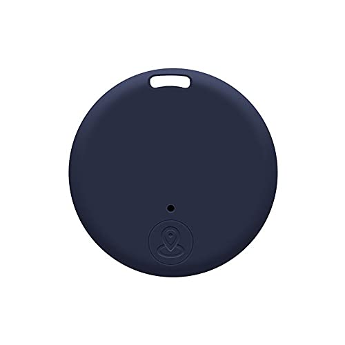 BYBYCD Wireless Tracker Mini Locator Device Need App Wallet Key Finder for Pet Dog Cat Kids Bluetooth 5.0 Smart Tag(Dark Blue)