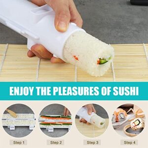 SmileTools Sushi Making Kit - 22 Piece Sushi Making Kit for Beginners & Pros Sushi Makers, Perfect DIY Sushi Making Accessories with Sushi Knife, 2 Sushi Mats, Rice Bazooka, Chopsticks & More