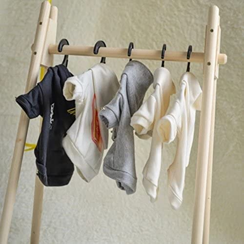 Markmesafe Plastic Small Hanger, Ideal for Pet's Clothes and Accessories - Lovely, Durable and Eco-Friendly (7pcs)