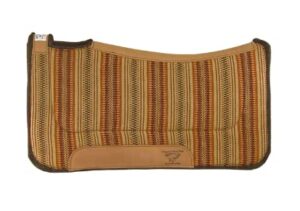 diamond wool contoured felt ranch western saddle pad for horses 30x30-1/2" thickness, sedona