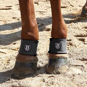 Harrison Howard Pastern Wraps for Horse Sold in Pairs Black