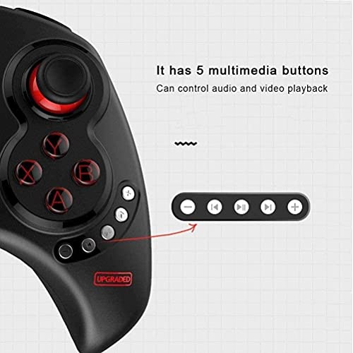 Feiyx Mobile Game Controller,Flexible Wireless Bluetooth Game Handle,Wireless Bluetooth Handle Android iOS Mobile Phone