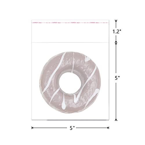 Self Sealing Cellophane Bags 5x5" Cellophane Poly Bags 500pcs Clear Resealable Cello Self Seal Bags 2mil for Cookie Candy Gift Bakery Prints Photos Cards Envelopes Party Decorative 3 Sizes to Choose from