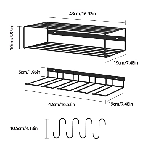 F4SPEED Large Power Tool Organizer and Storage, Garage Tool Storage Organizer Holder Garage Organizers and Storage Rack