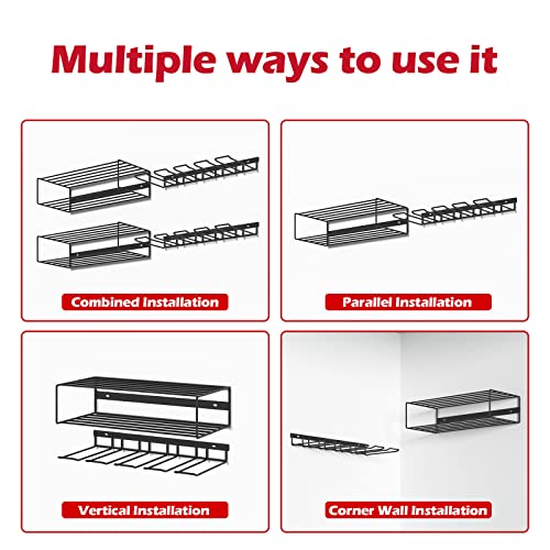 F4SPEED Large Power Tool Organizer and Storage, Garage Tool Storage Organizer Holder Garage Organizers and Storage Rack