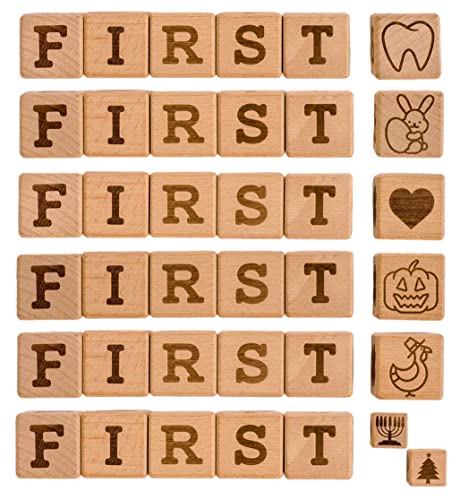 Milestone Mini Blocks | Pregnancy + Newborn +Toddler + Weekly + Monthly + Yearly Age + School Grade + First Holidays