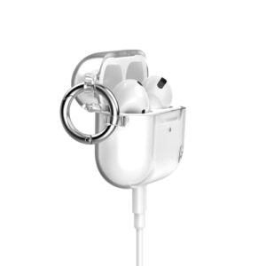 Speck Products Presidio Clear for Airpods Pro 2nd/1st Generation Case, Clear/Bright Silver