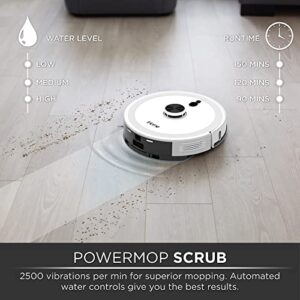 iHome AutoVac Orbita Pro - Alexa Compatible Robot Vacuum & Mop, 360° Lidar Navigation, Self-Emptying, 2700 PA Suction, 2HR Runtime, Home Mapping, No-Go Zones, Wi-Fi Connected