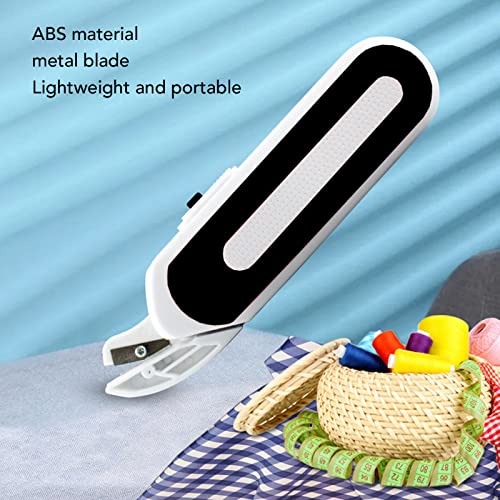 Cordless Electric Craft Scissors, Electric Scissors Multipurpose Home Electric Fabric Scissors Battery Operated for Tailor Sewing Paper Leather Cutting (No Battery)