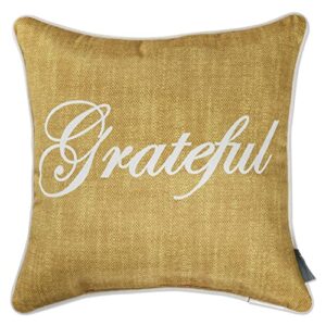 Pillow Perfect Outdoor/Indoor Grateful Sunflowers Throw Pillow, Yellow