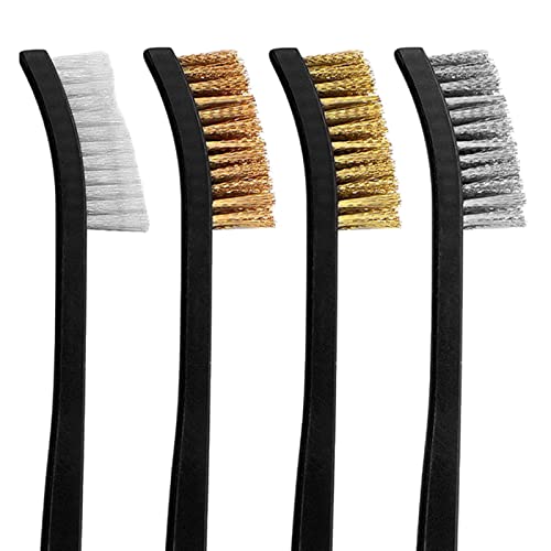 MagiDeal Car Detailing Cleaning Tool Detail Brush Maintenance Tool Set Multipurpose Double Ended for Garages Mechanical Cleaning Homes Crafts