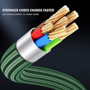 BGNTBUK Charging Cable Micro USB Cable 5A Fast Charging Nylon Braided Data Cable Suitable for Android Mobile Phone Power Delivery Cable