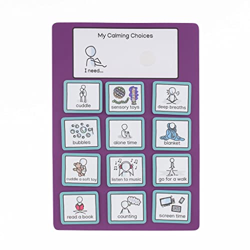 Calming Chart to reduce anxiety, support behaviour management and anger management, using visual aids, visual symbols, picture cards to support adhd, autism, aspergers