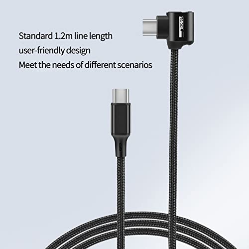 BGNTBUK Cat7a Cables Suitable for DJI Avata/FPV Through Glasses Two Way Data Cable Multifunction Transmission 1.2M Ultra Long Type C Data Cable Plug in Tens Unit Compatible with Machine