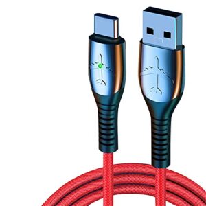 bgntbuk 510 connector extension breathing super type-c cable cable charging 5a data fast 2m light cable&charger type c fast chargers